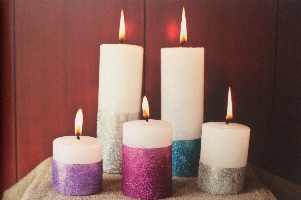 Especial Navidad: Velas escarchadas – Virginia Demaría