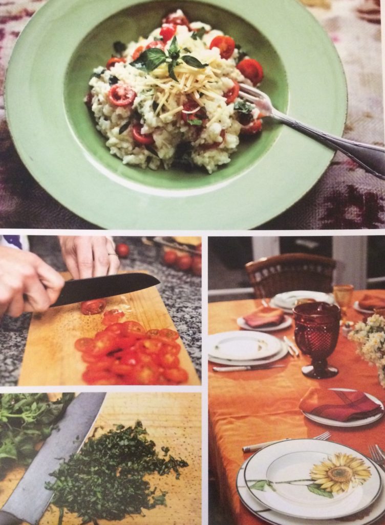 Risotto de ricota, tomate y albahaca – Virginia Demaría